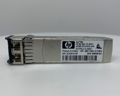 SFP Module HP AJ718A 8G SW FC SFP+ AFBR-57D7APZ-HP4 | eBay