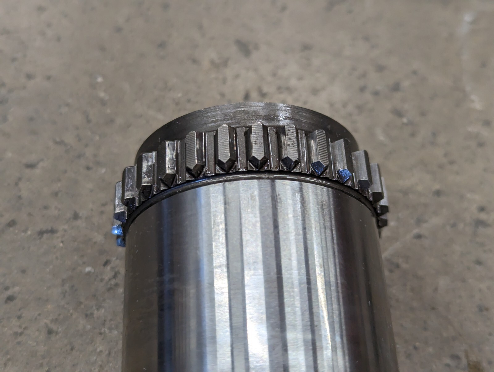 241DHD Transfer Case Range Tube & Collar from 2001 Dodge Ram Cummins ...