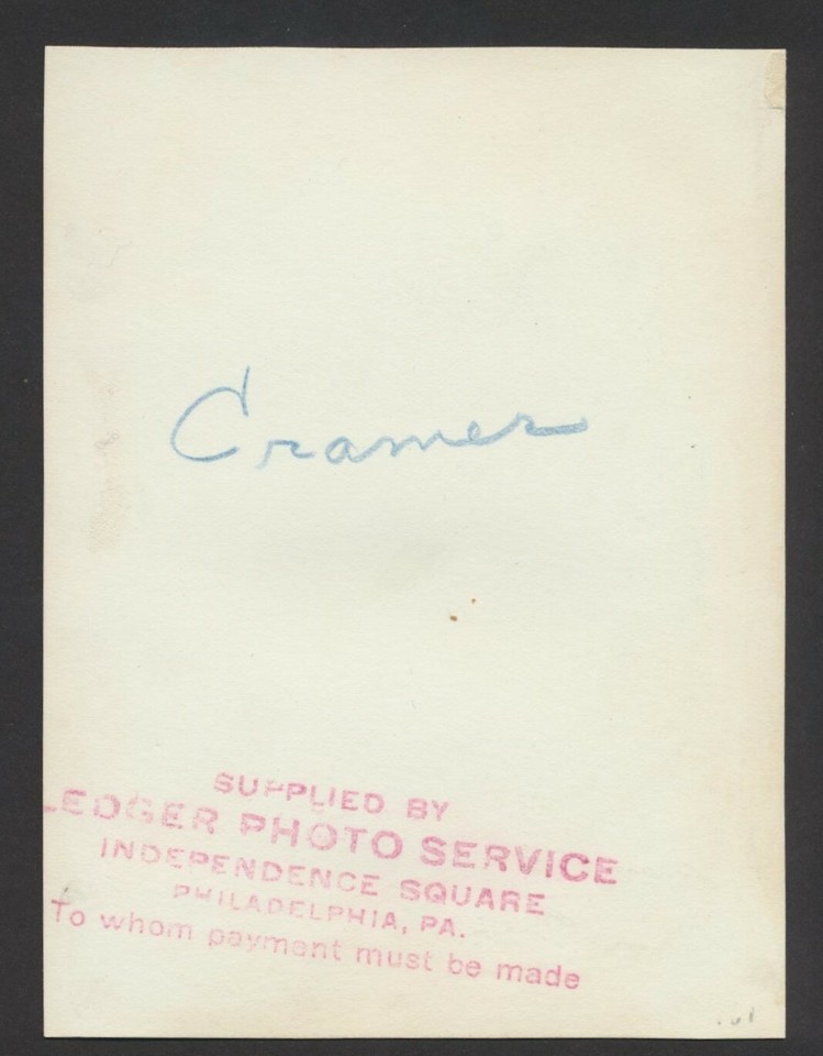 1920's DOC CRAMER Athletics Vintage Double Weight Baseball Photo | eBay