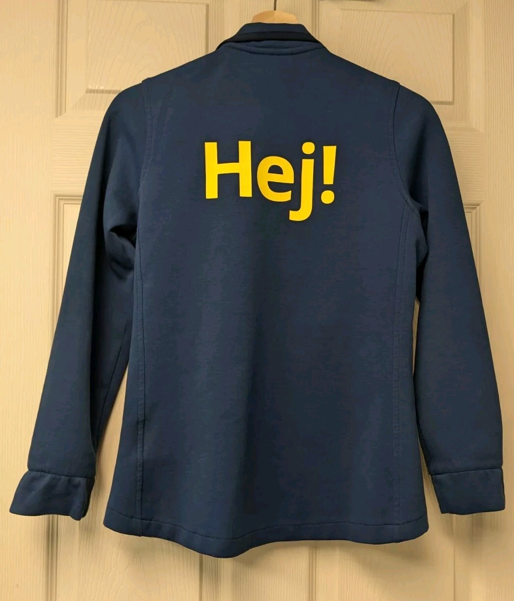 IKEA Blue Jacket Employee Uniform Cotton/Polyester - Gem