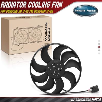 Engine Radiator Cooling Fan w/ Brushless Motor Assembly for Porsche 911 ...