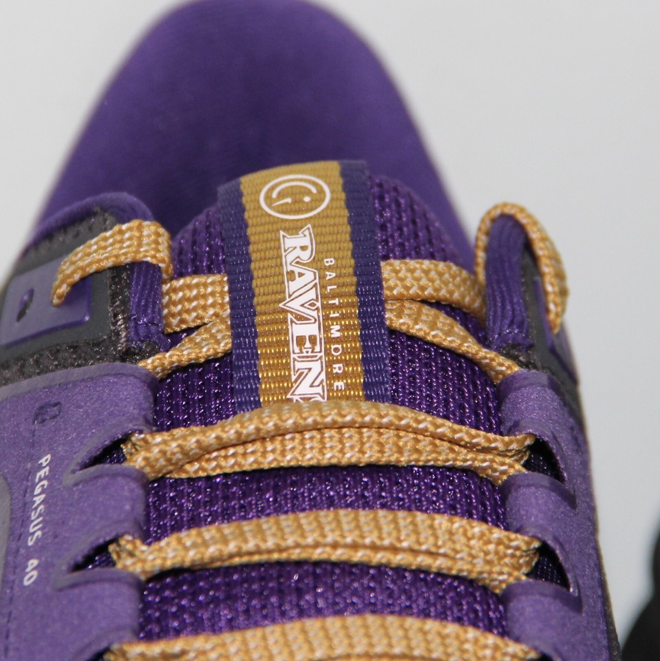 Nike Air Zoom Pegasus 40 Baltimore Ravens Running Shoes Mens DZ5946-001 ...