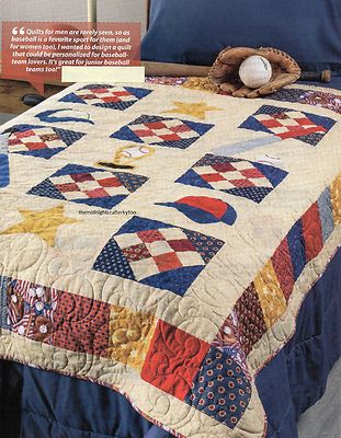 Let's Play Ball Quilt Pattern Pieced/Applique RM | eBay