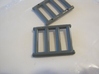 Lego Lot Of 2 Dark Gray 1x4x3 Bar, Jail, Prison, 62113 (028-101) | eBay