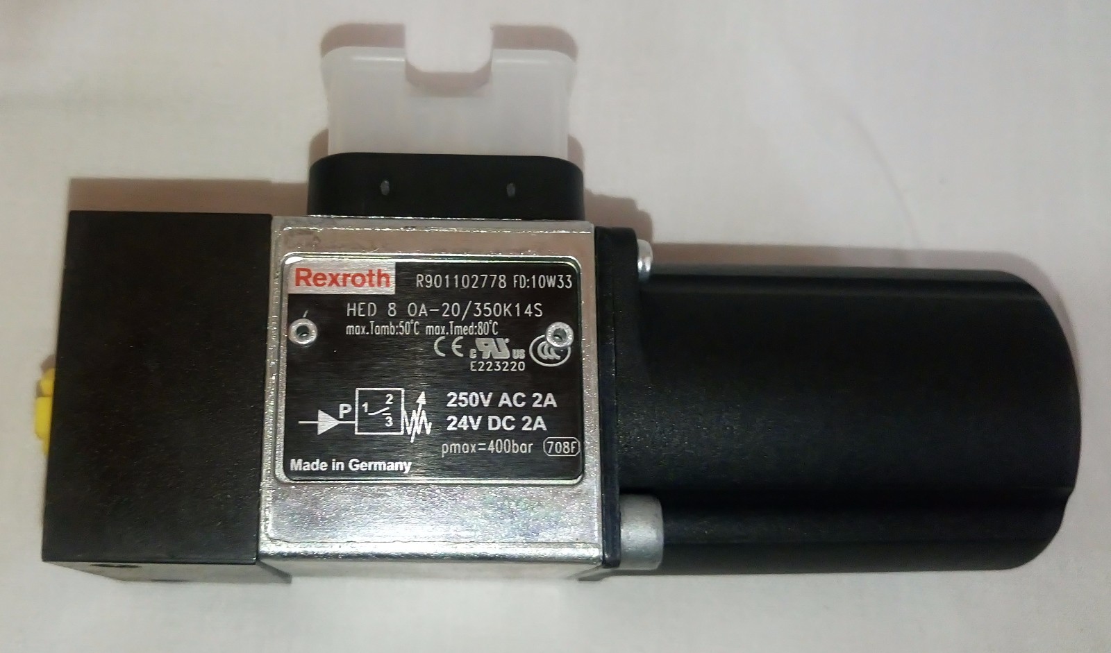 Rexroth R901102778 Hed 8 Oa-2o/350k14s Hydro-electric Piston Pressure ...
