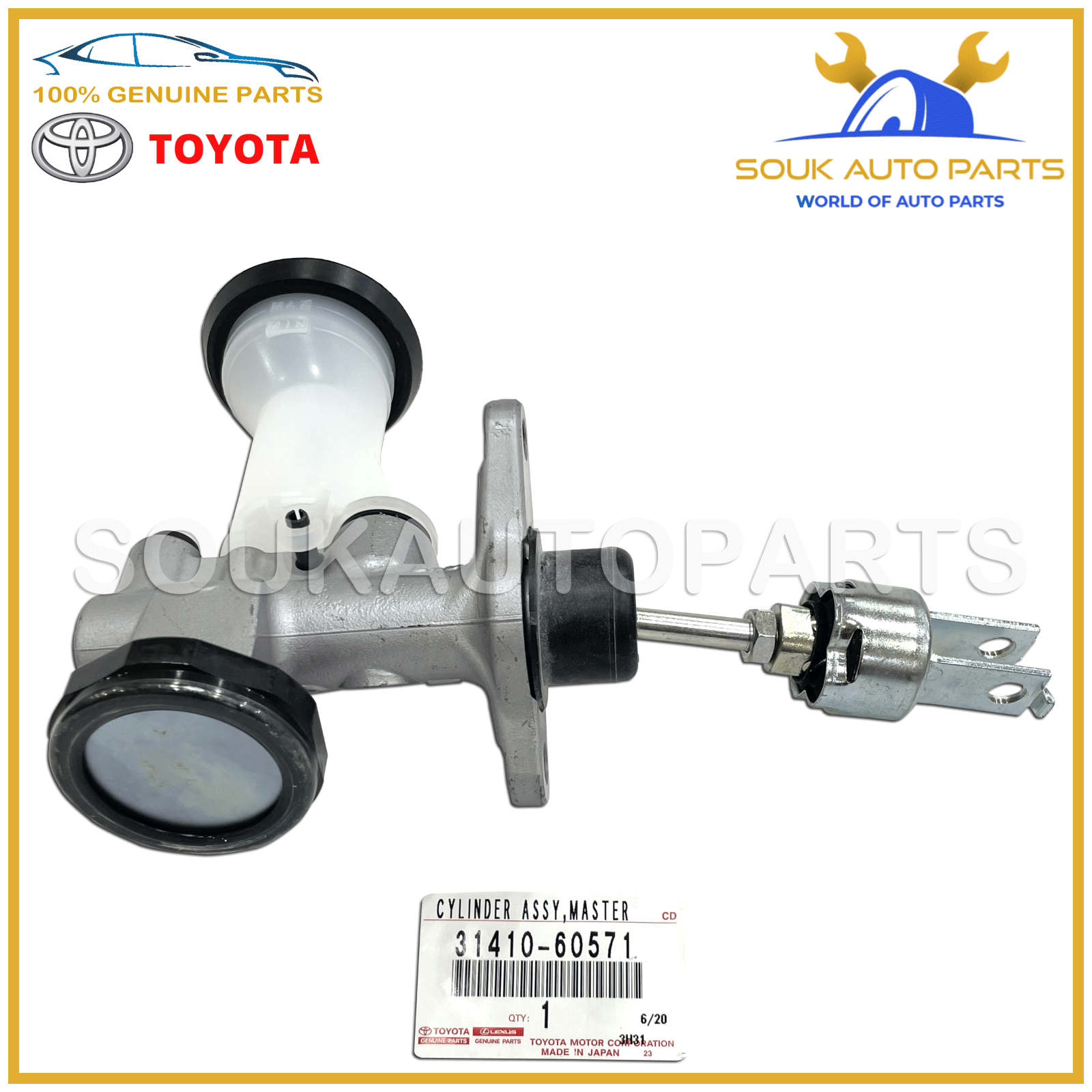 31410-60571 Genuine Toyota CLUTCH MASTER CYLINDER ASSY 3141060571 OEM ...