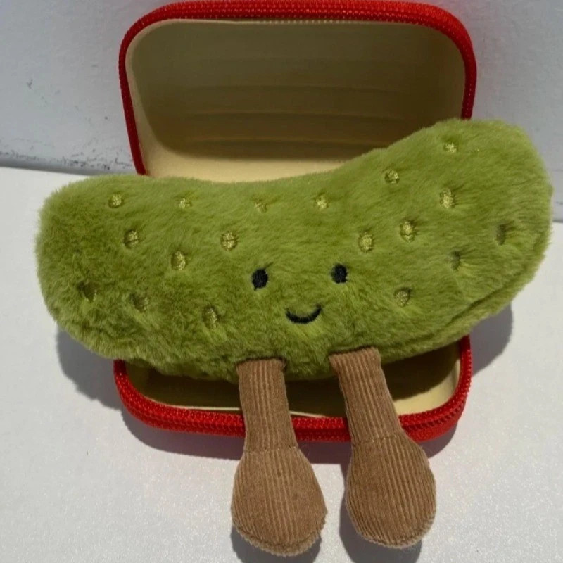 Jellycat Amusable Green Sour Pickle Plush Toy Cute Collectible Soft ...