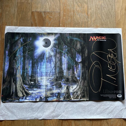Mtg Playmat Guru Land Swamp Signed | eBay