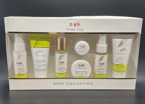 Pure Fiji Body Collection Coconut Lime Blossom Infusion Lotion Scrub ...