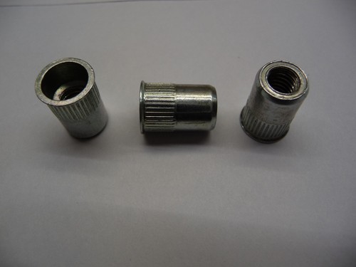 Ecrou à sertir M6 type rivkle aveugle insert fileté tête affleurante ...