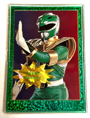 Mighty Morphin Power Rangers: The Green Ranger Hologram Card | eBay