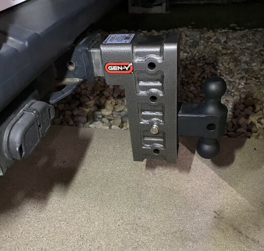 GEN-Y GH-614 Mega Duty Adjustable 9" Drop Hitch 2.5" Receiver 21k ...