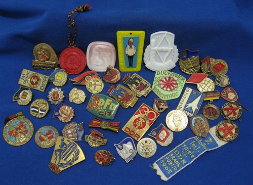 EAST GERMAN DDR LOT 41 PINS BADGES | eBay