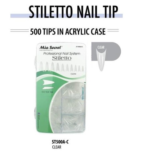 Mia Secret Nail Tips STILETTO/ROYAL FANCY/ROYAL SQUARE/IMPLEMENTS ...