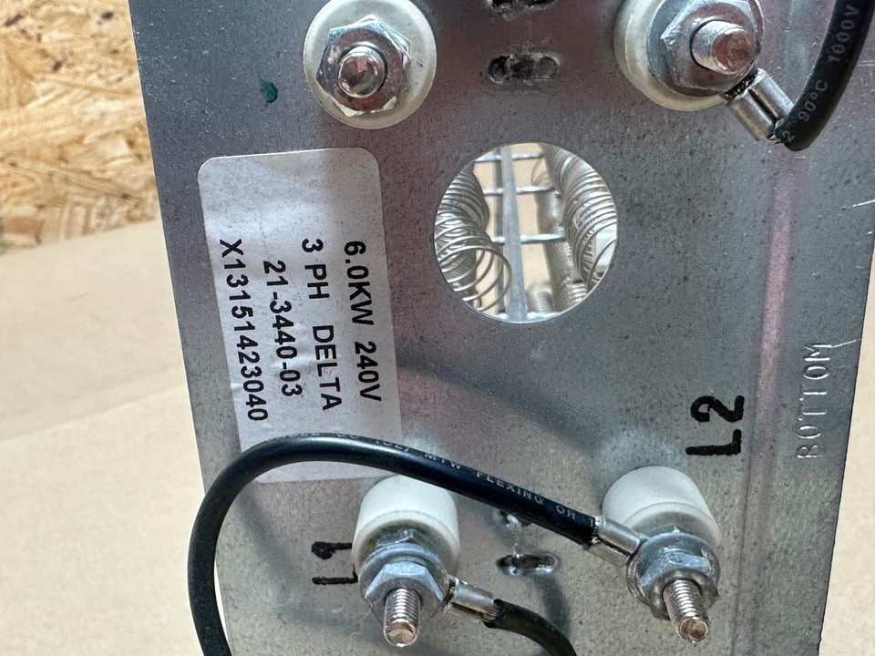 Trane Heater Element Coils Heat Kit 6kW 240V 3PH Delta 21-3440-03 08 ...