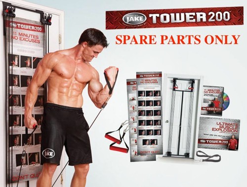 SPARE PARTS Body by Jake Tower 200 Resistance Band Workout DOOR Gym ...
