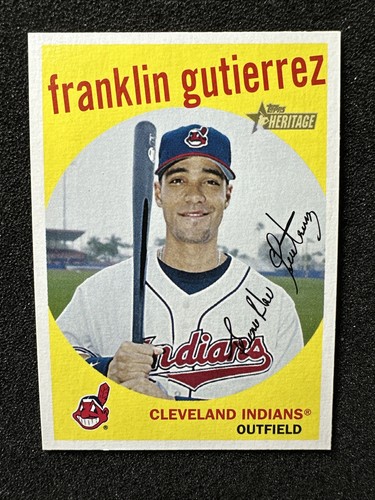FRANKLIN GUTIERREZ #404 2008 Topps Heritage QTY Cleveland Indians | eBay