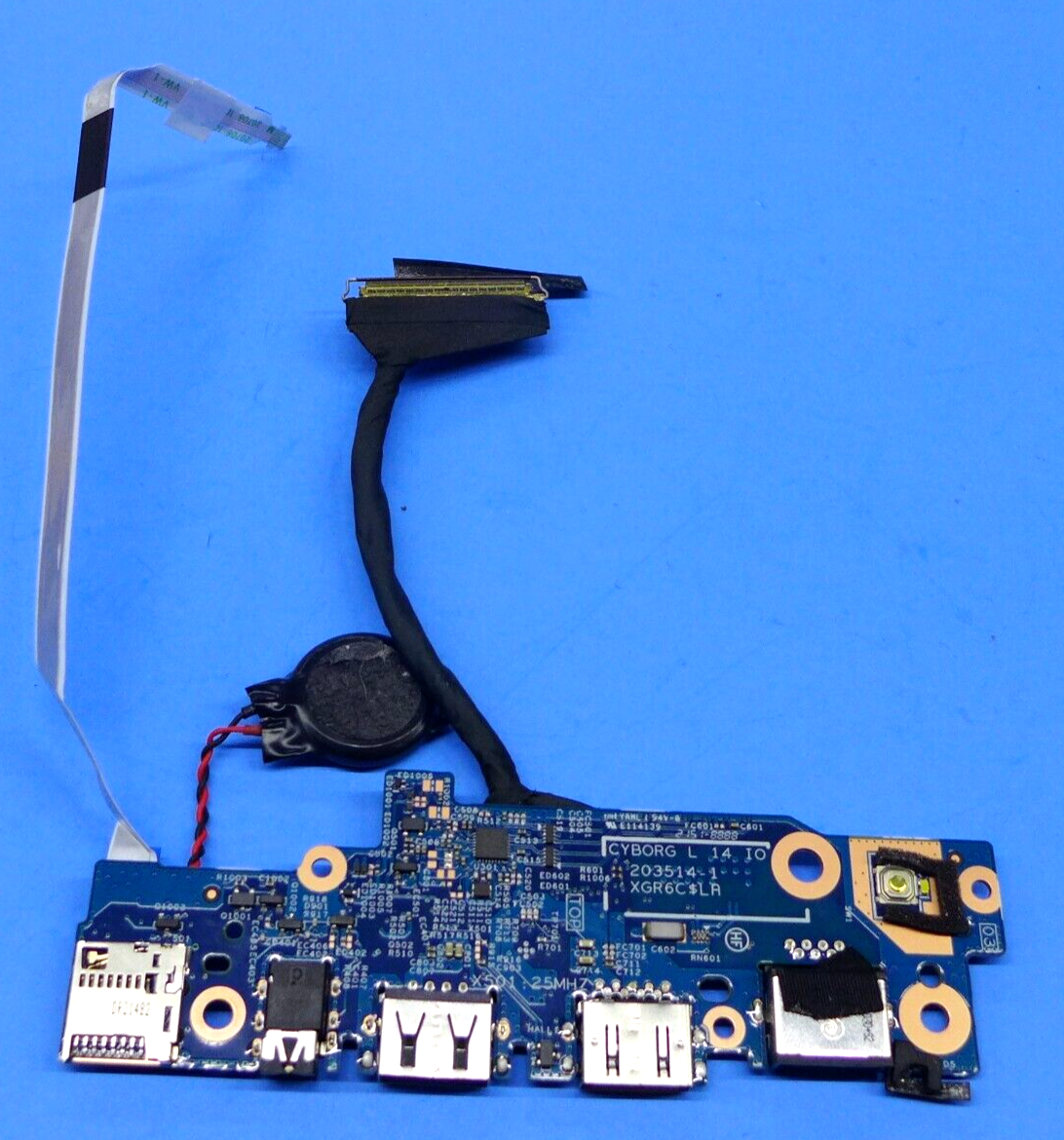 Genuine Dell Latitude 3420 Right Side SD Audio USB IO Board C8JMG JW3G0 ...