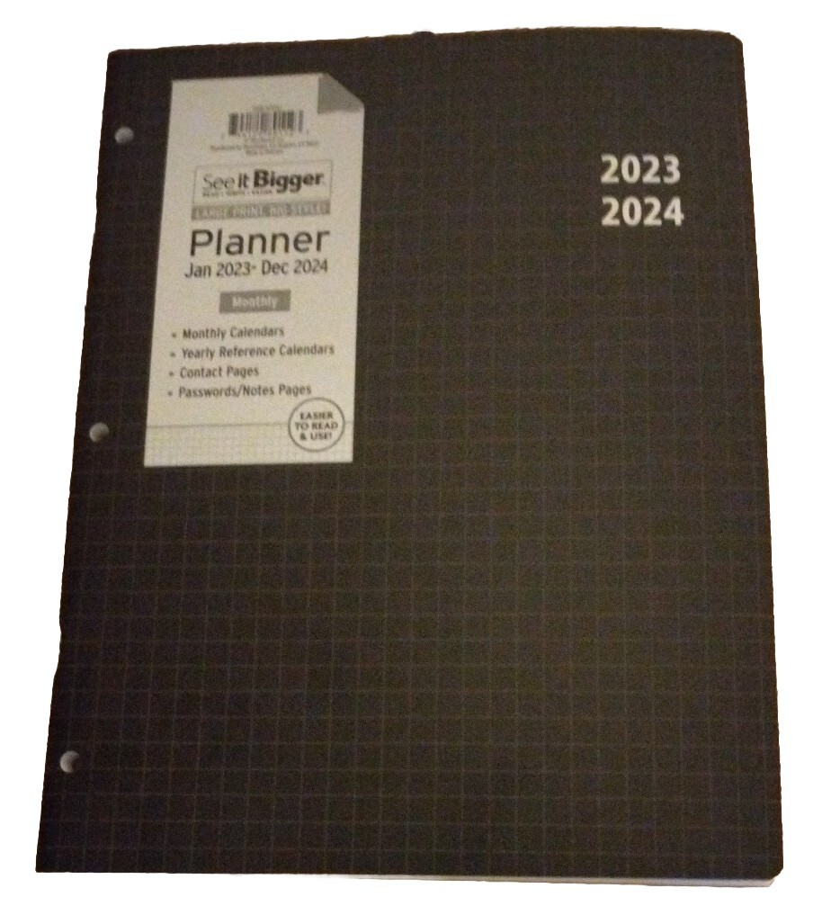 Calendar ~ Plan Ahead See It Bigger Large Monthly Planner for 2024 ...