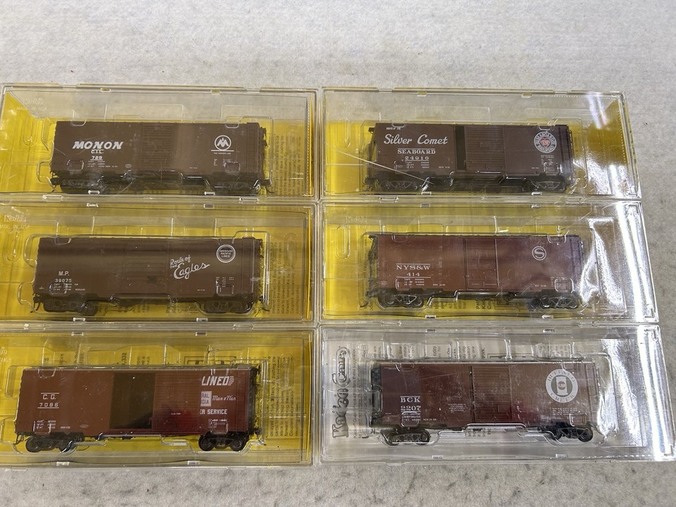 Nice K-DEE MIXED ROAD 40’ Box Cars HO (Single Car Price ) | eBay