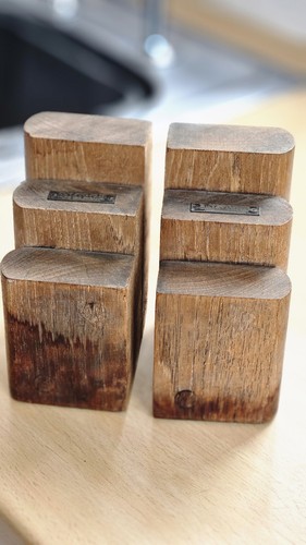 Antique Teak Art deco wood bookends SS Leviathan 1920s | eBay UK