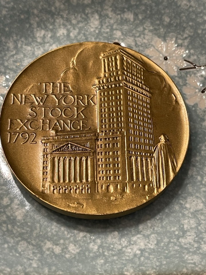 New York Stock Exchange Bronze Medallion Original Listing 1994!!! | eBay