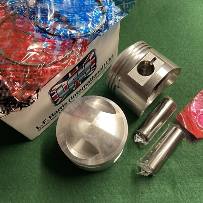 Triumph T140 Bonneville 750 Pistons & Rings NEW 71-3676 +.040" 8.6:1 ...