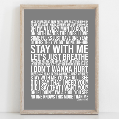 Just Breathe Song
