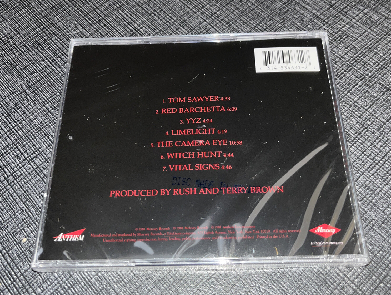 Moving Pictures (remastered) by Rush (CD, 1997) 731453463127 | eBay