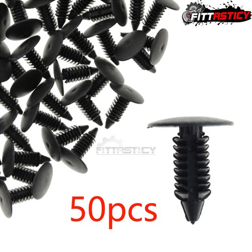 50 PLASTIC PUSH RIVETS X MAS TREE CLIPS BODY RIVETS EZGO CLUB For ...