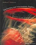 Elementary and Intermediate Algebra : Discovery and Visualization by ...