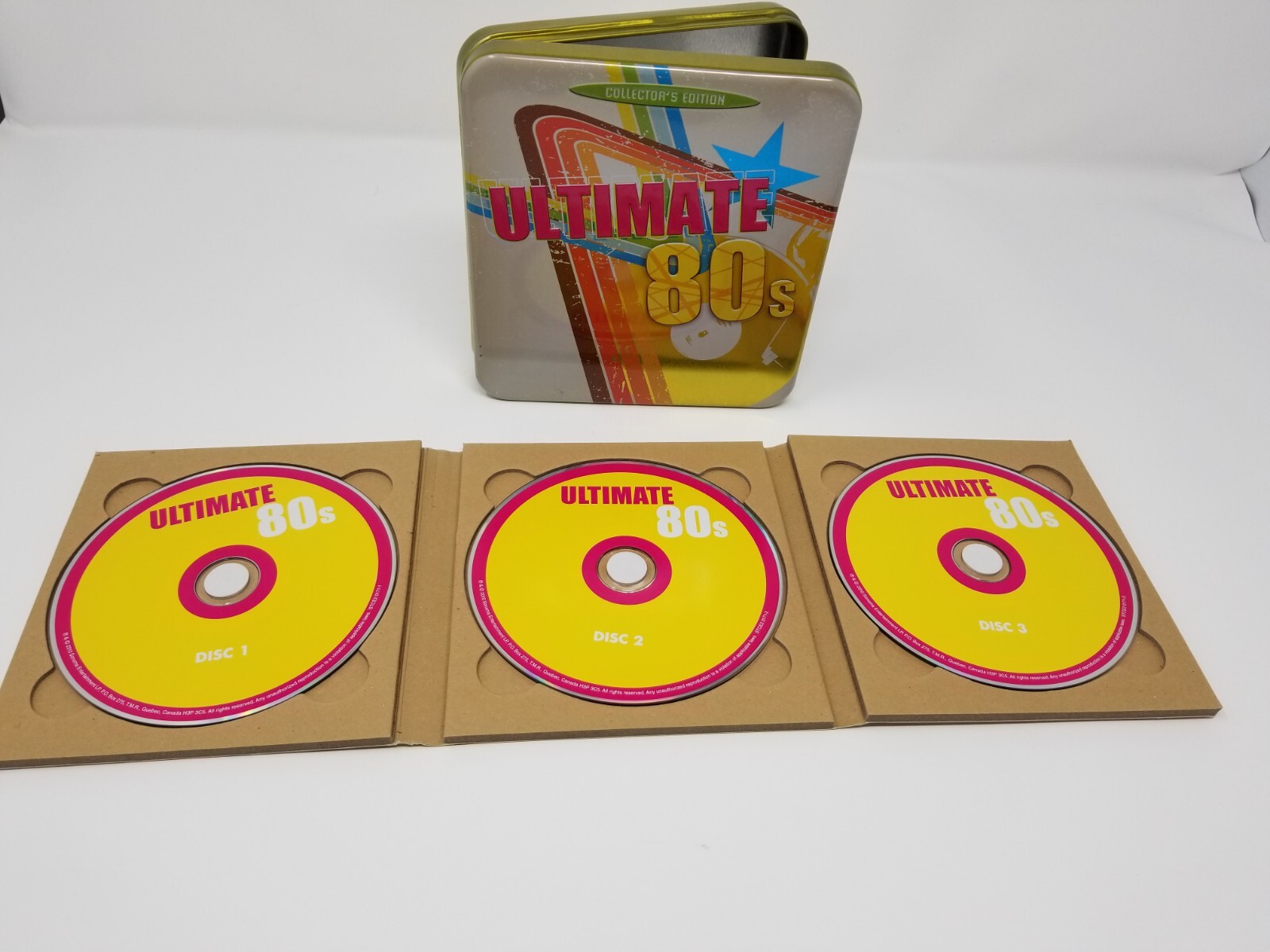 Various : Ultimate 80s (3 cd Collectors Tin) CD 803151011822 | eBay