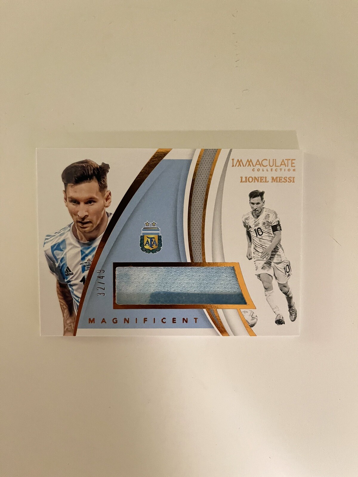 2020-21 Immaculate Collection Soccer Lionel Messi Patch Mem /49 ...