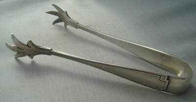 Gorham Etruscan Sterling Silver Sugar Tongs Greek Key Pattern | eBay