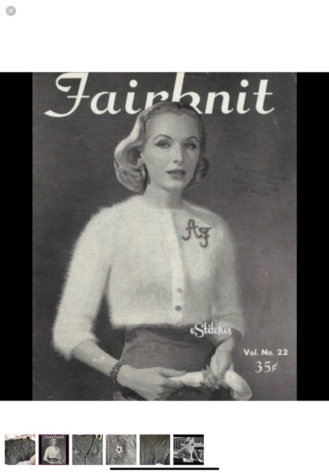 Vintage Jamie Scott Soft Crop Angora Lycra Stretch Sweater L | eBay