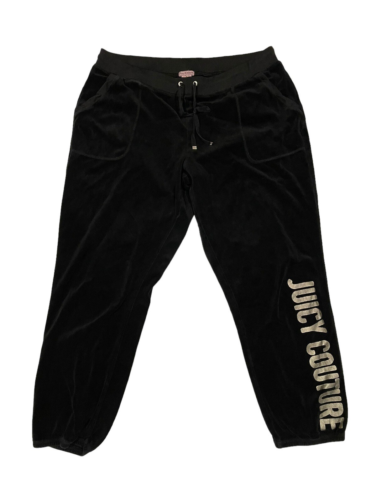 Juicy Couture Pajama Sweat Pants Black Women’s Size XL 34x28 Good ...