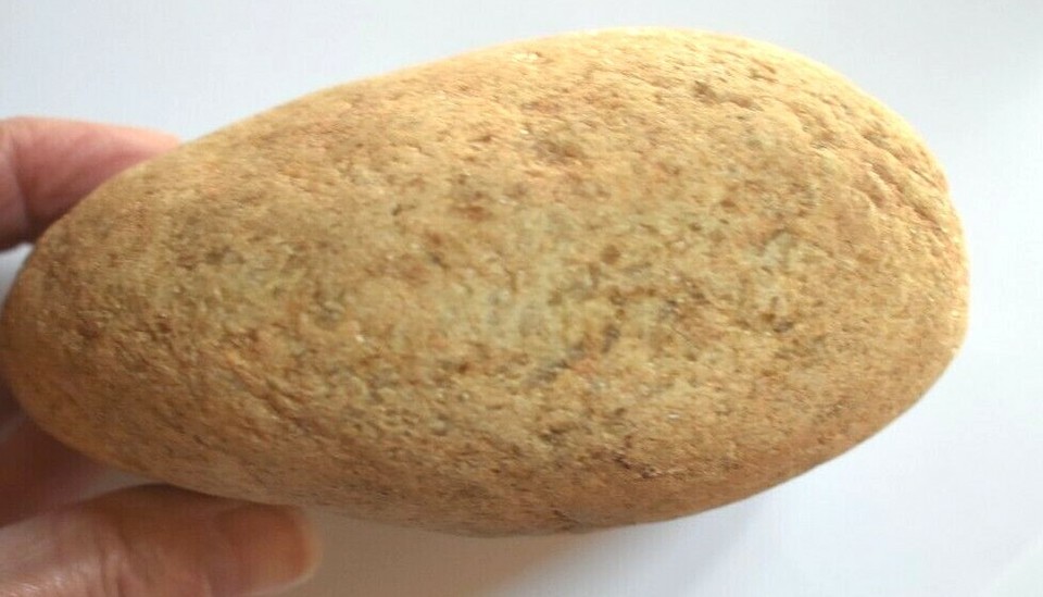 Antiquity N.C. NATIVE AMERICAN SMOOTH ROUND Stone Tool or Game Rock | eBay