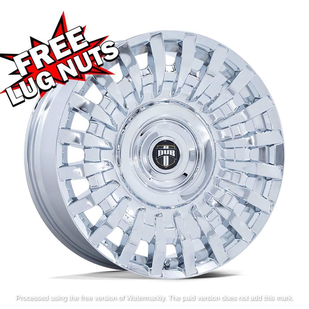 22 inch 22x9 DUB DC272 HONCHO CHROME wheel rim BLANK +15 | eBay