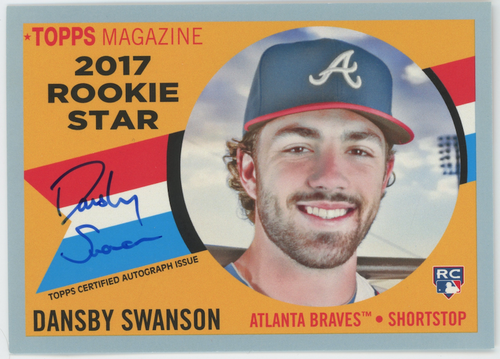 Dansby Swanson 2017 Topps Rookie Star Certified Auto #RSA-DS Braves ...