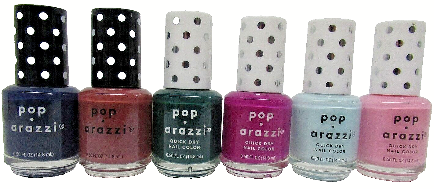 Pop-Arazzi Nail Polish 0.50fl oz LOT OF 6 | eBay