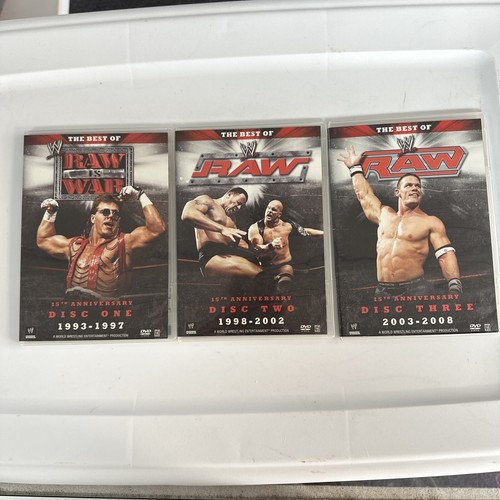 WWE - Raw 15th Anniversary (DVD, 2007, 3-Disc Set) 651191946563| eBay