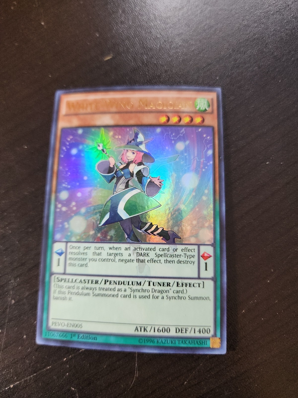 Yugioh PEVO-EN005 White Wing Magician Ultra Rare 1st Edition Card NM ...