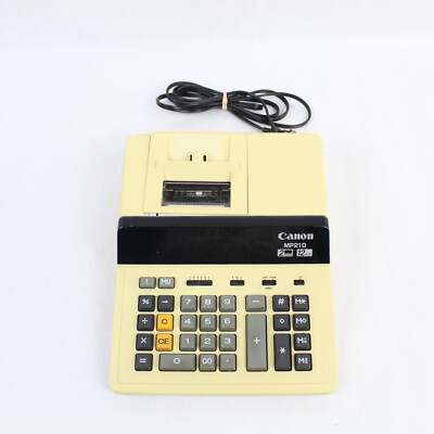 Vintage Canon MP21D III 12-Digit Desk Calculator Adding Machine Tested ...