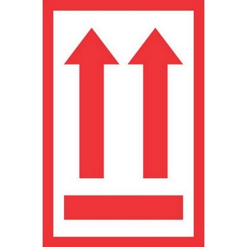 4" x 6" 2 Arrows Up Labels (500 per Roll) | eBay