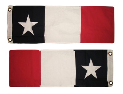 10x33 Embroidered Sewn Texas Dodson's Cotton Flag 10"x33" Banner ...