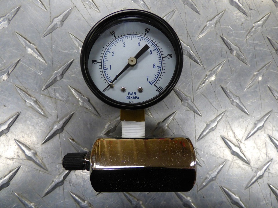 Braxton Harris GTG100 100 Lb Gas Test Gauge Assy W/3/4" MIP | eBay