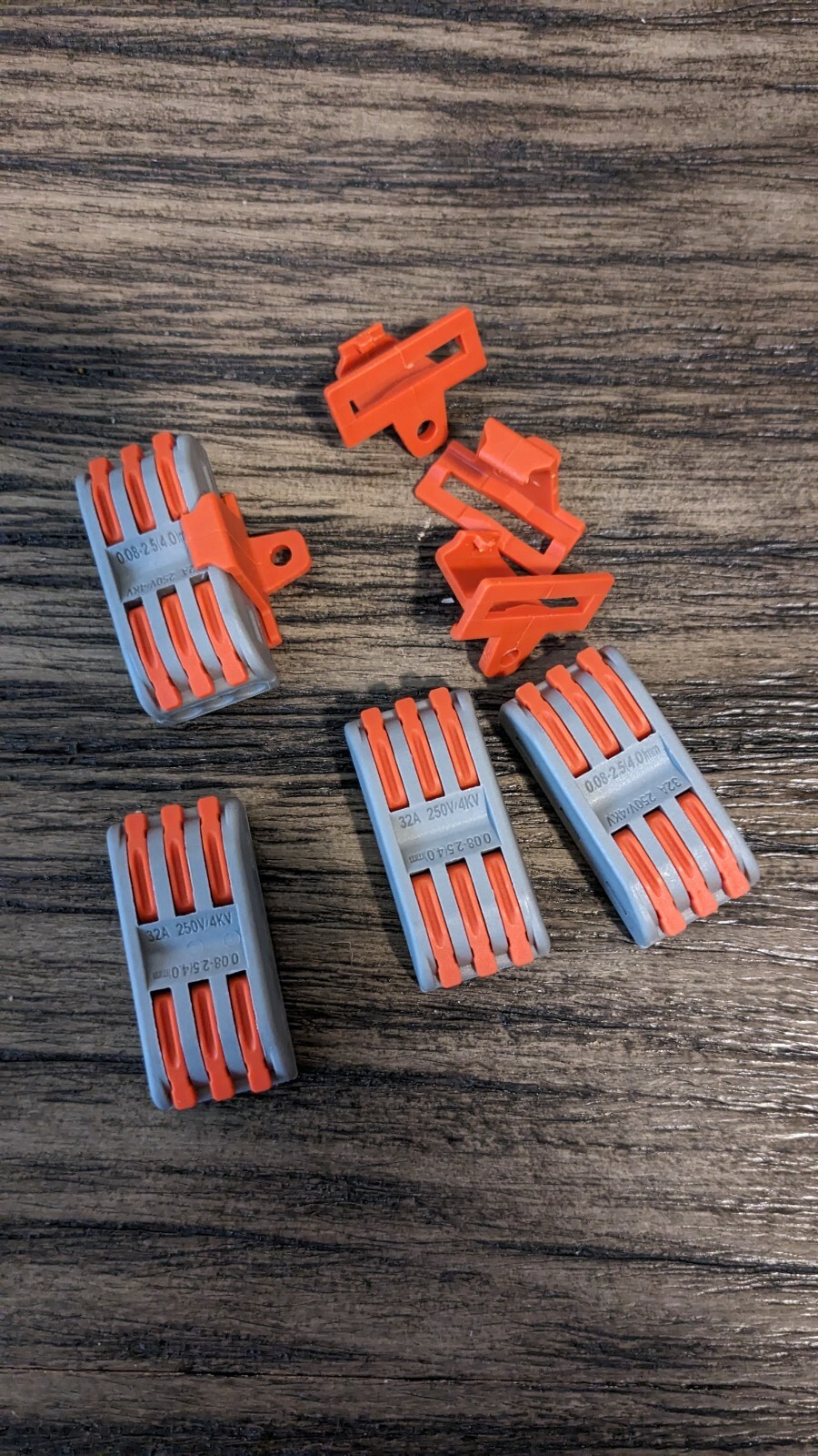 Wire Connectors 6 wire 3 pairs Circuit Inline Splice 4/10/20 Pack 28-12 ...
