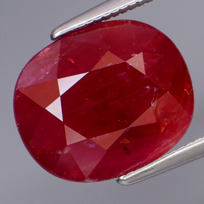 6.60Ct.UNHEATED! Precious Gem Natural BIG Top Red Pink Ruby Winza ...