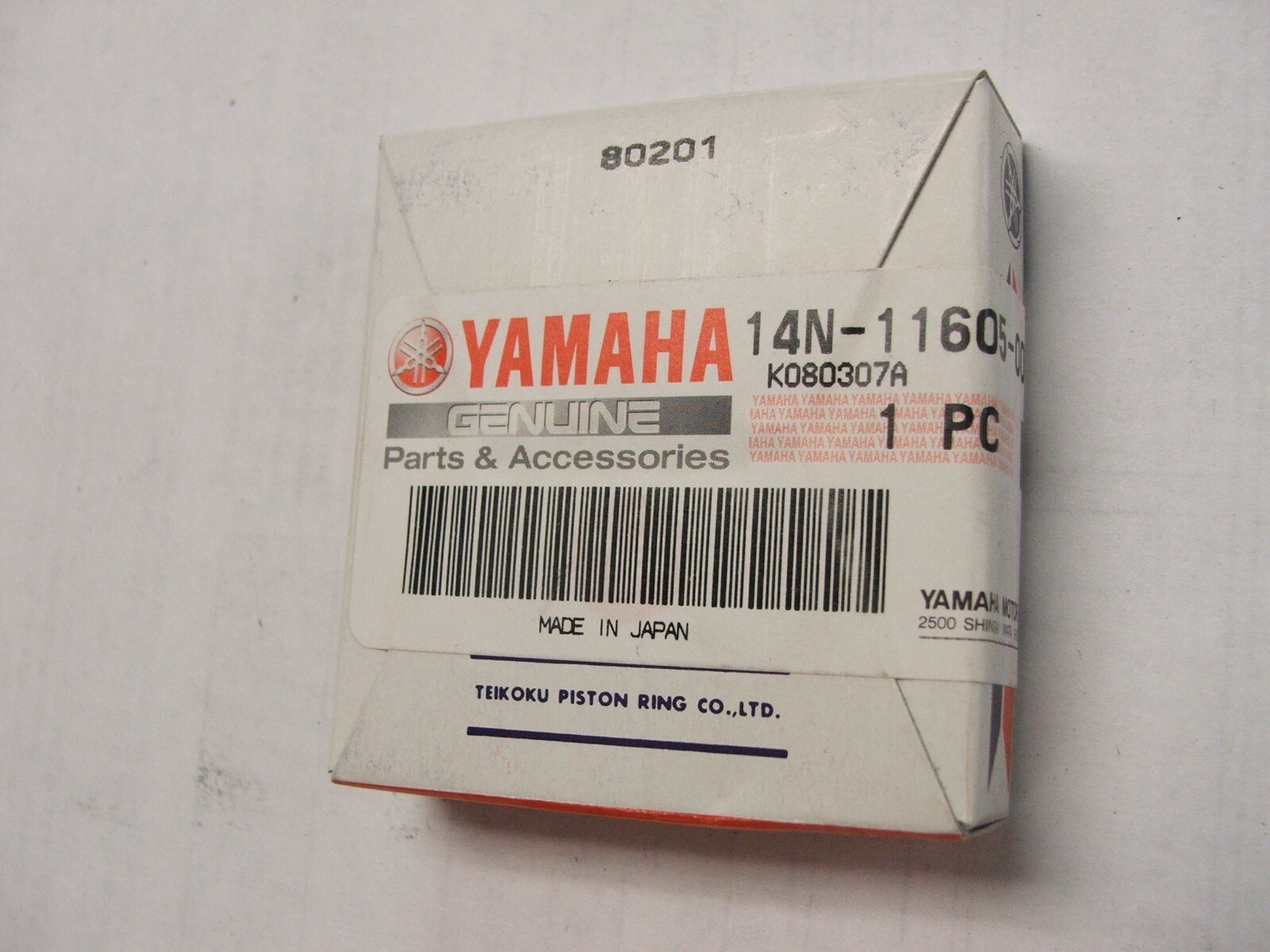 New Yamaha 14N-11605-00 piston rings .50 over PW80 BW80 | eBay