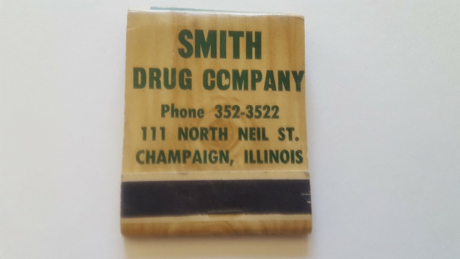 Matchbook Smith Drug Company. Cobb Champaign & Urbana Illinois FULL Z4 ...